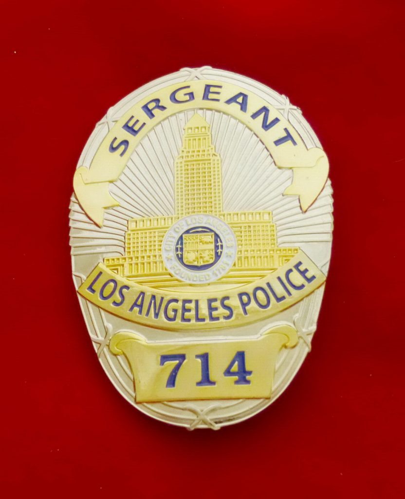 LAPD Sergeant – 714 Badge – Policebadge.de